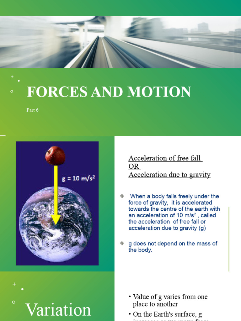 Grade 9 Forces and Motion Part 5 2023-2024 | PDF | Acceleration | Force