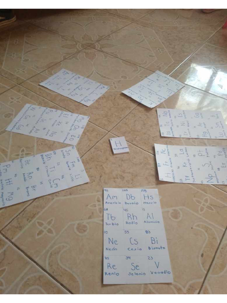 Juego de Quimica | PDF