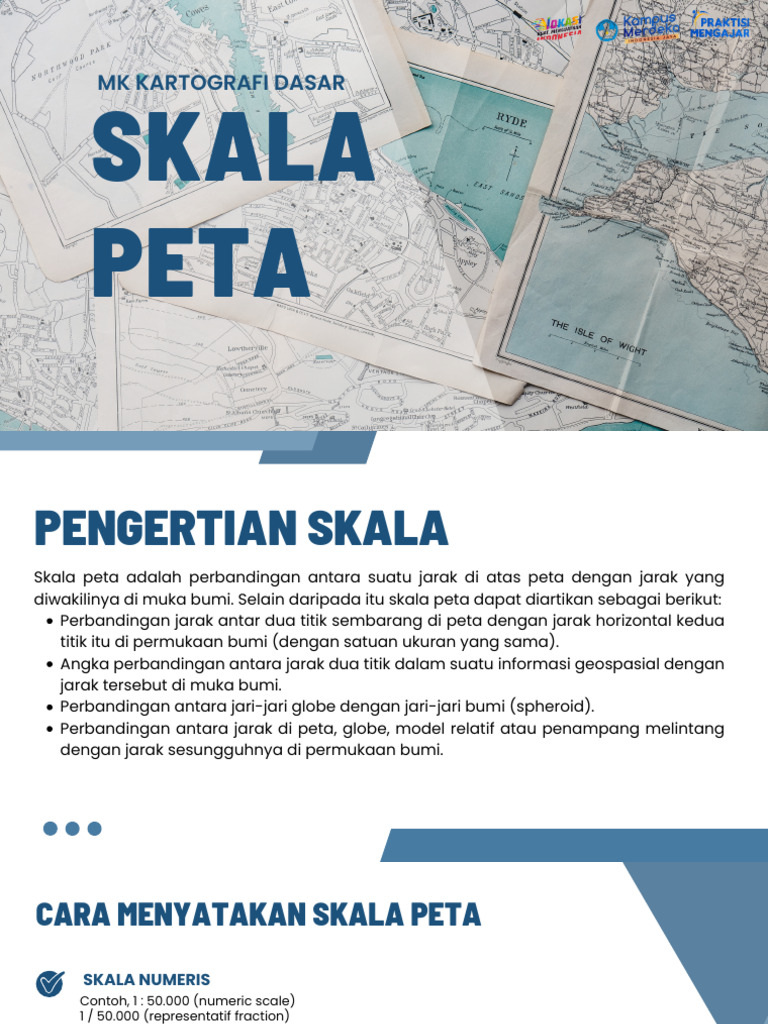 Pengertian dan Cara Menyatakan Skala Peta | PDF | Metode & Bahan Ajar ...