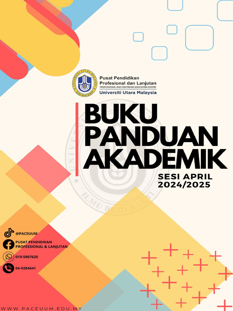 Panduan Akademik UUM 2024/2025 | PDF