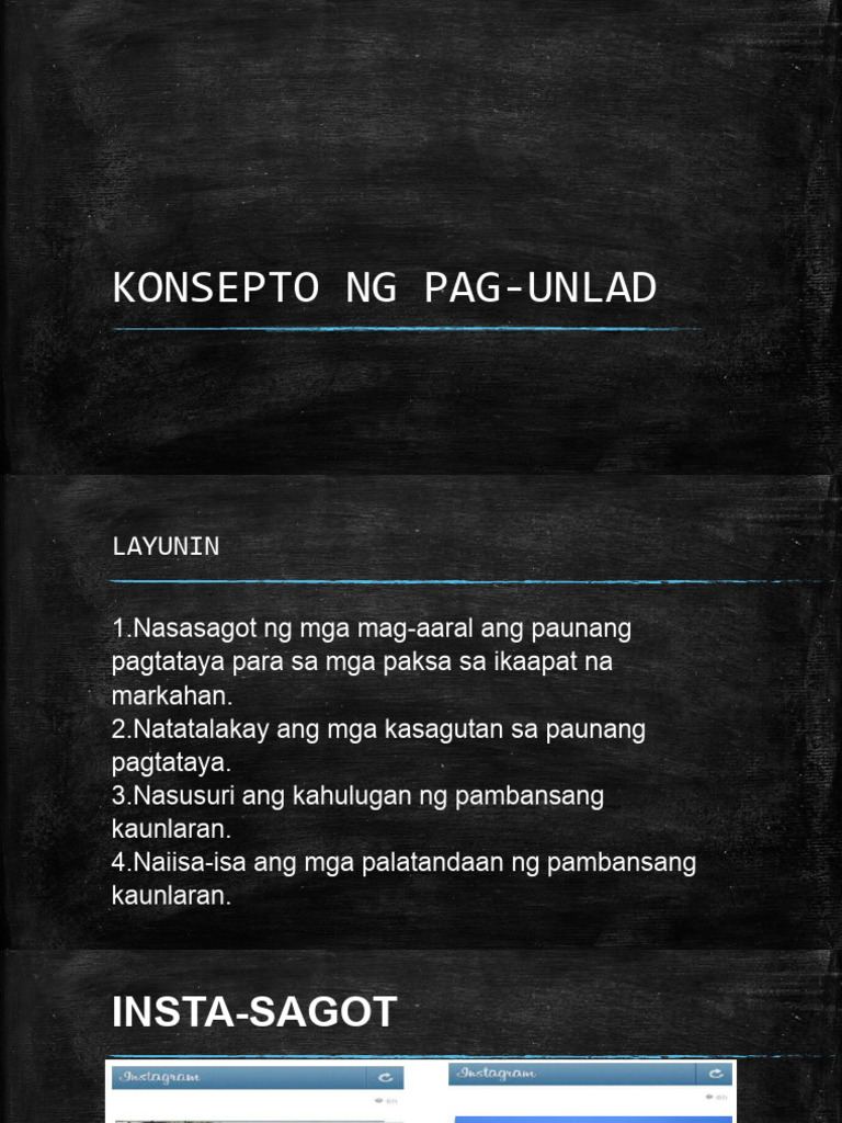 Konsepto NG Pag Unlad | PDF