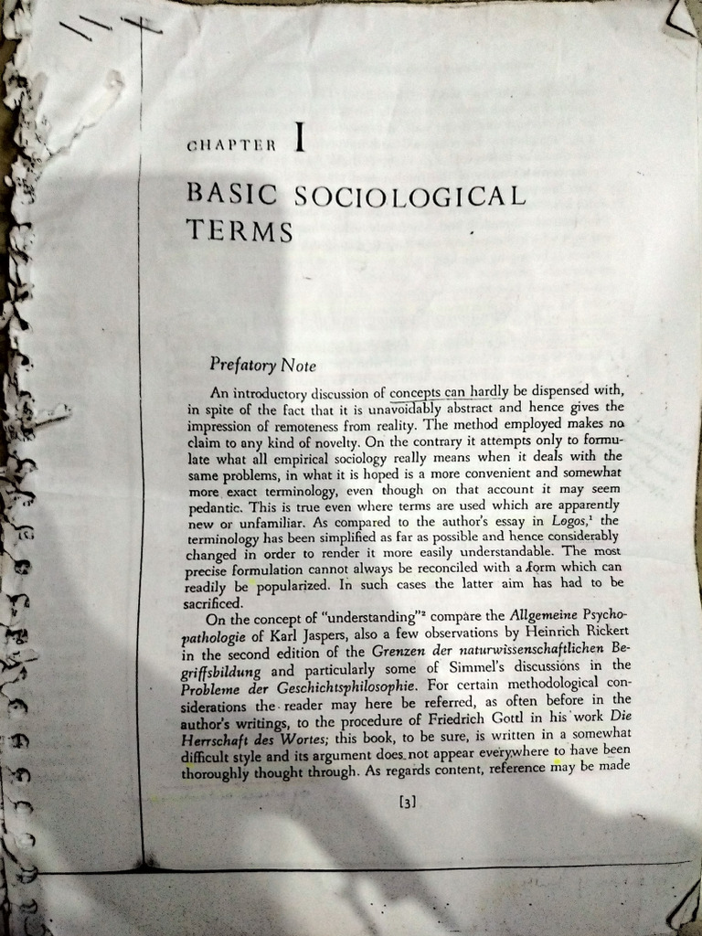 Basic Sociological Terms Guide | PDF | Rationality | Sociology