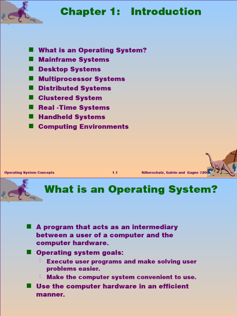 ch1 Introduction | PDF | Operating System | Computing