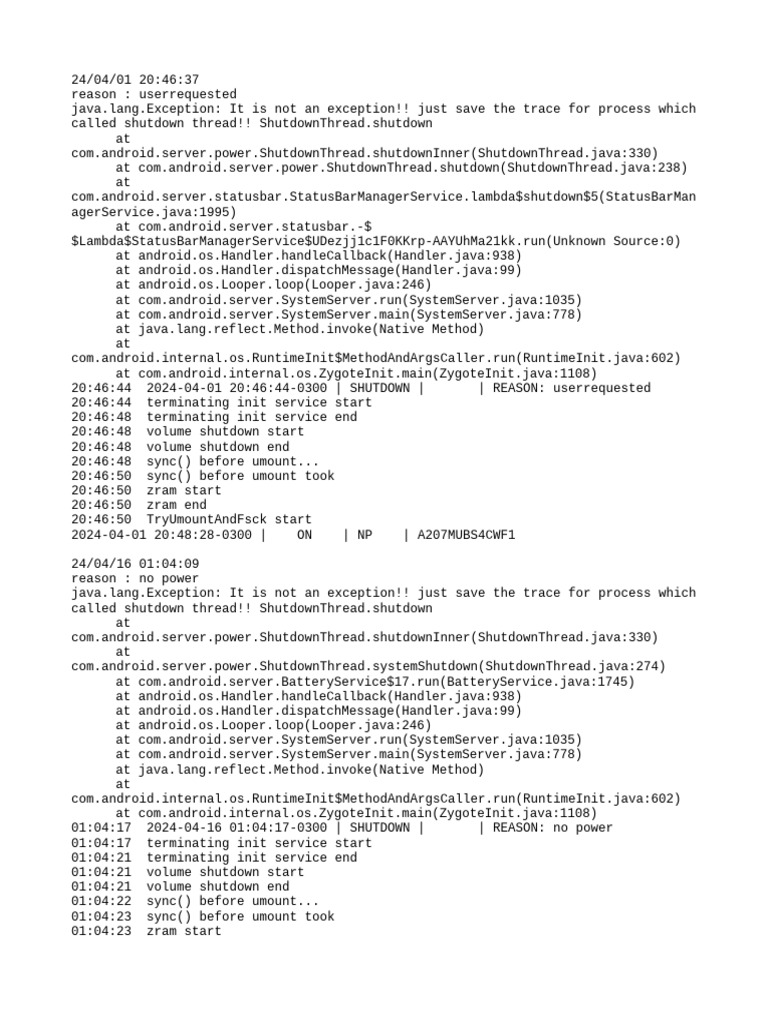 Power Off Reset Reason Pdf Java Programming Language Computer Engineering 