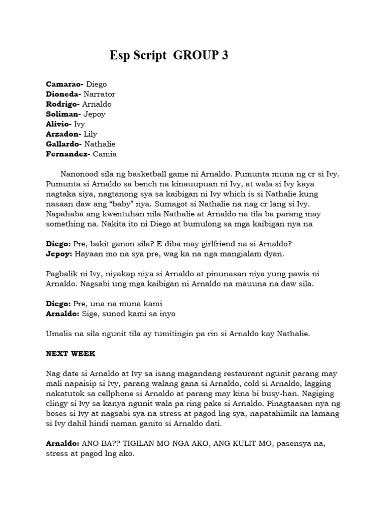 Esp-Script-RP-8-BALTAZAR | PDF