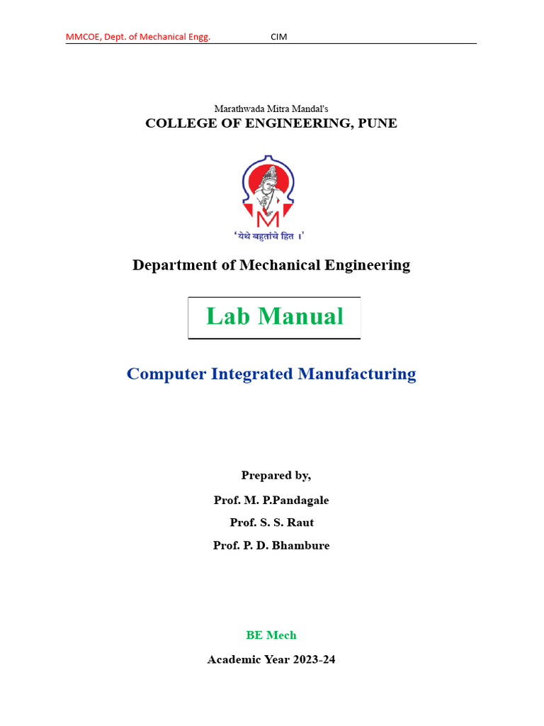 CIM Lab Manual | PDF | Computer Vision | Image Segmentation