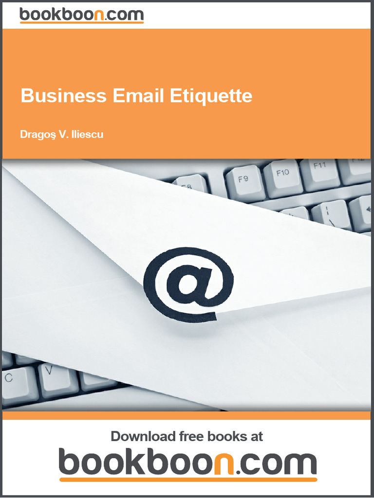 Business Email Etiquette | PDF | Typefaces | Telegraphy