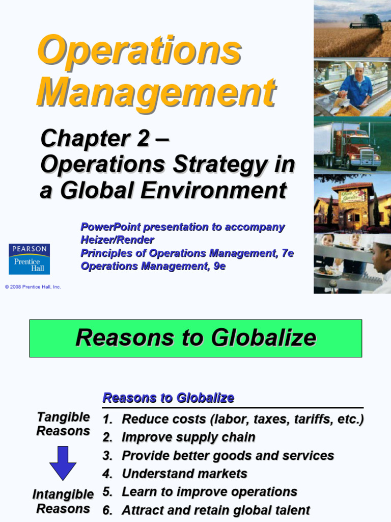 OPM Heizer CH02 Operations Strategy in A Global Environment 1 06032023 ...