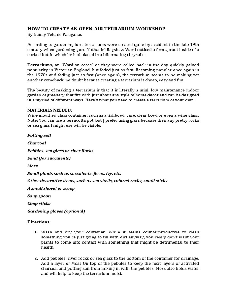 How To Create An Open | Download Free PDF | Moss | Root