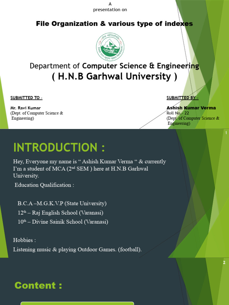 Ashish (File Oganization) - 1 | PDF | Database Index | Computer ...