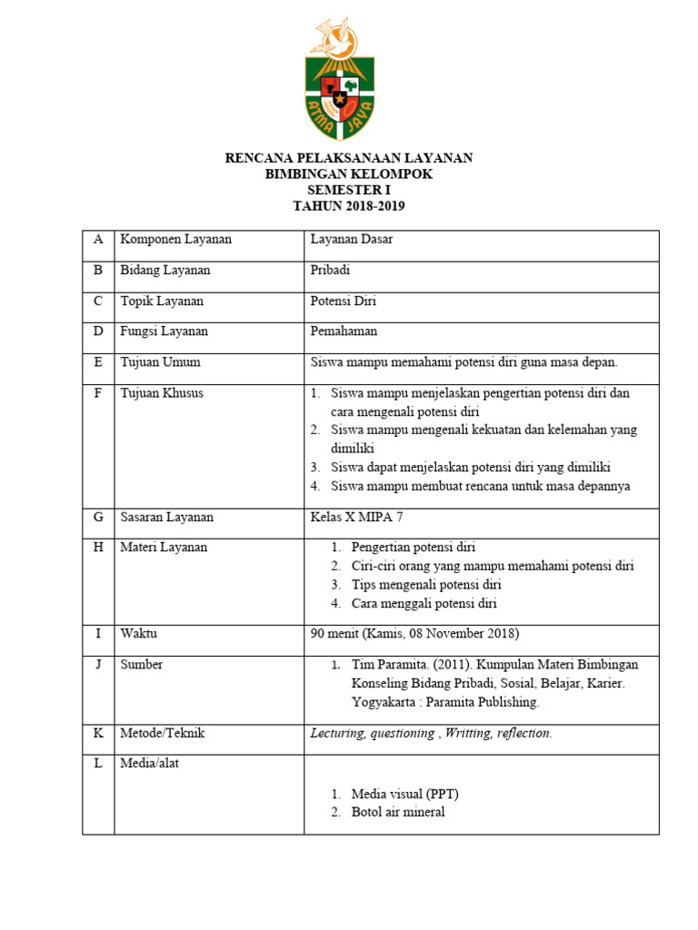 RPL Potensi Diri | PDF