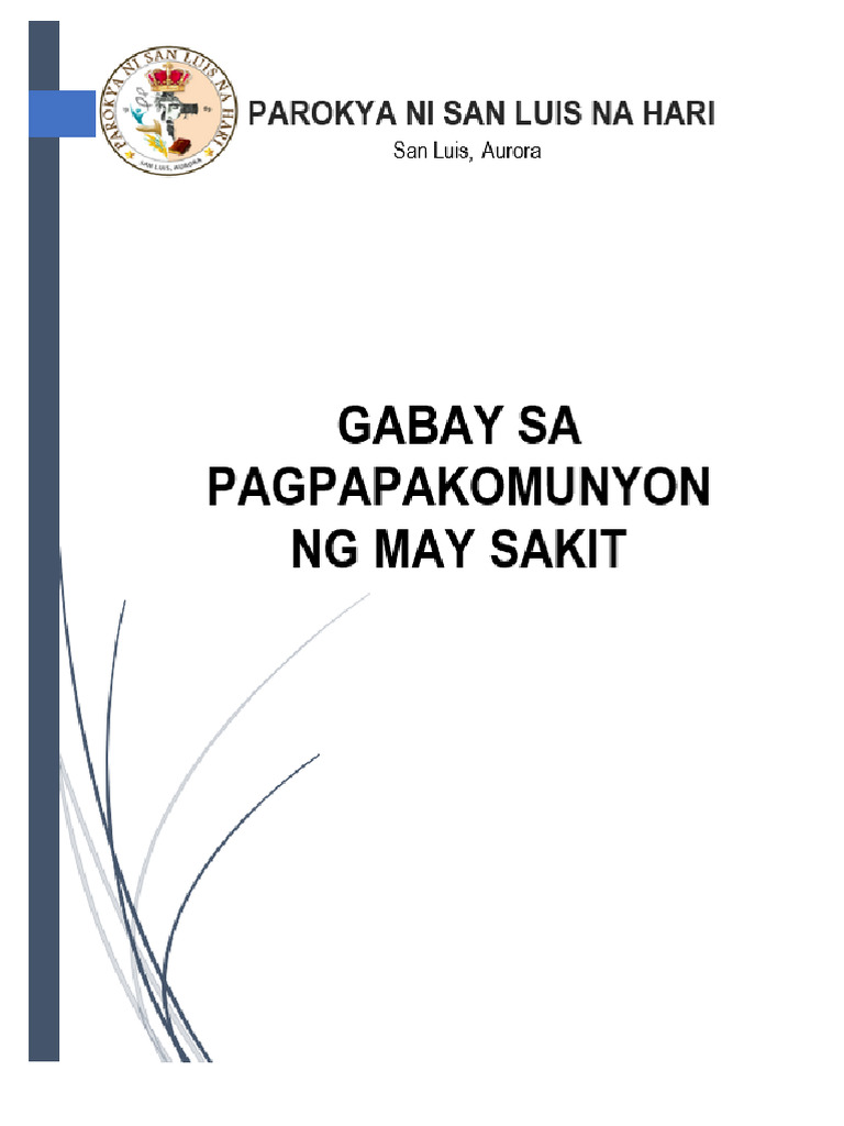 Gabay Sa Pagpapakomunyon Sa May Sakit | PDF