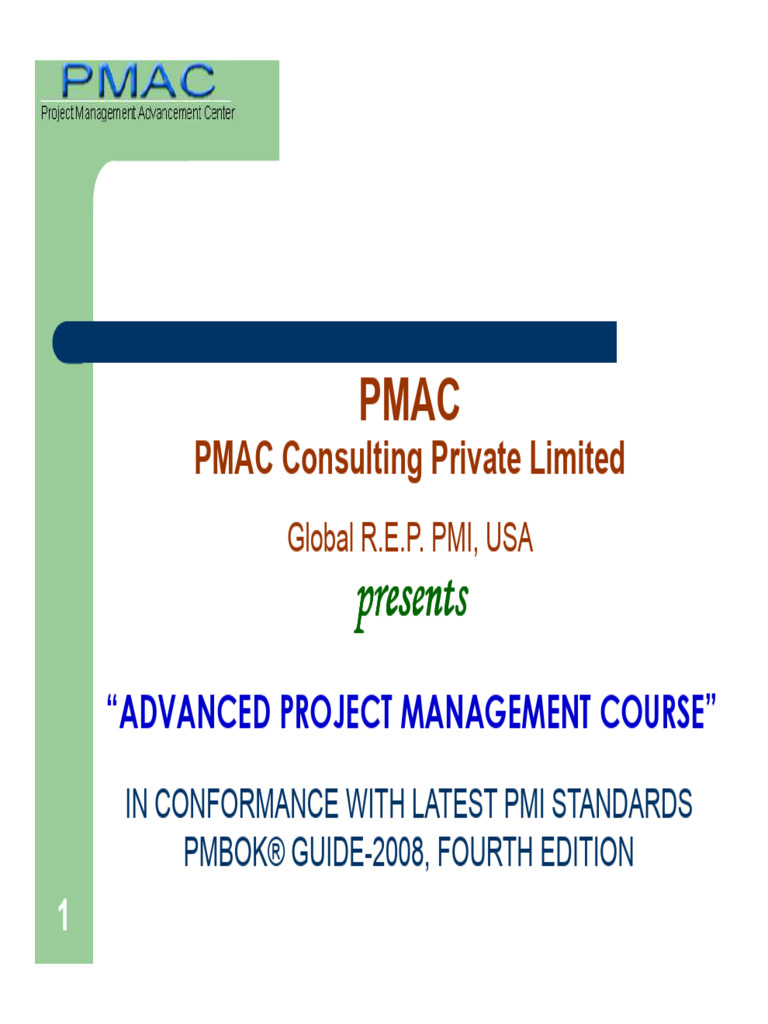 PMP Session Day 1 | PDF | Project Management | Organizational Structure