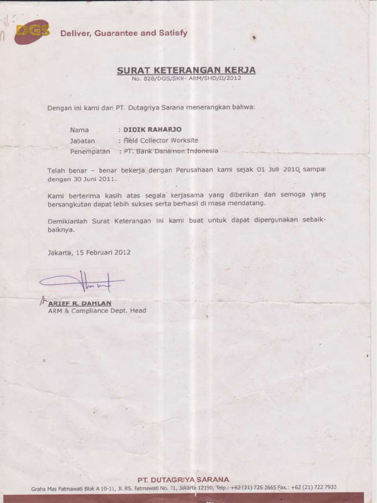 Pengalan Kerja | PDF