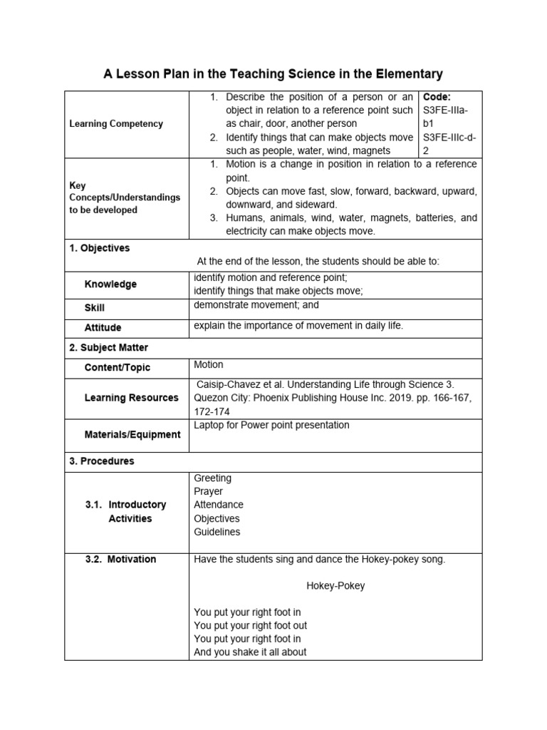 Lesson-Plan No. 7 | PDF | Lesson Plan | Cognition