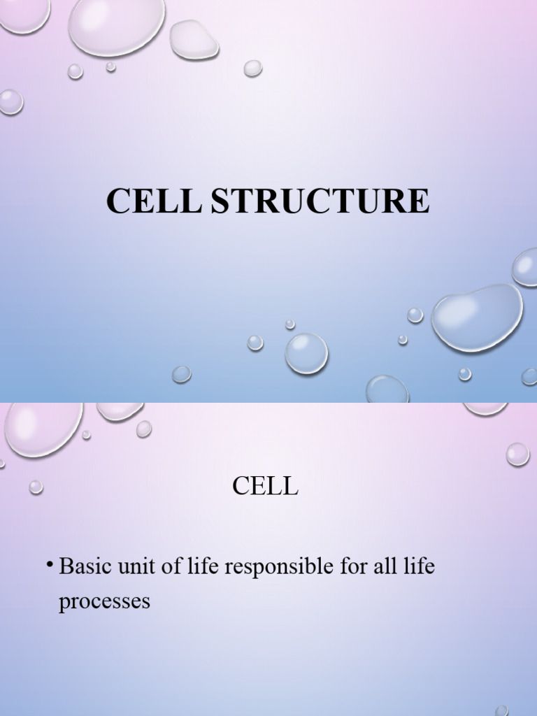 2 CELL STRUCTURE | PDF