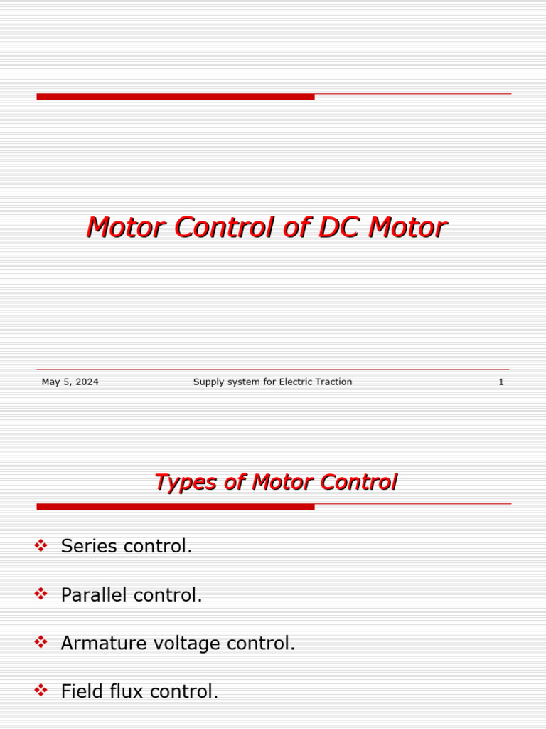 Motor Control | PDF