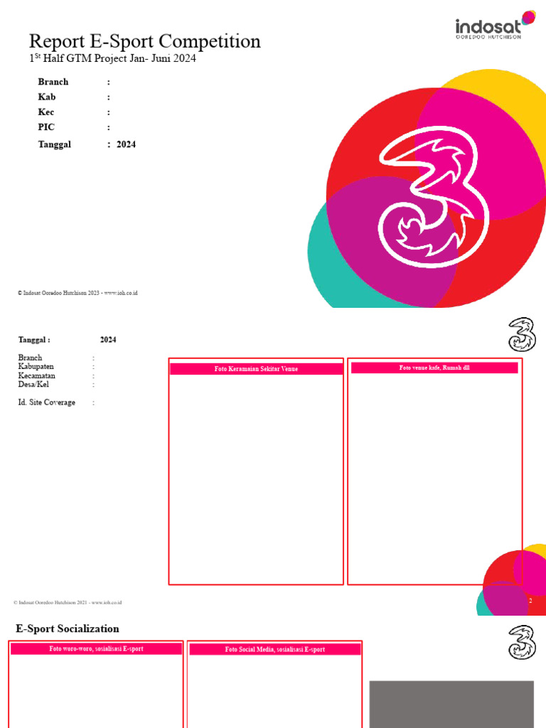 Report Esport 1st Half GTM Project 2024 Jan-Juni - Form | PDF
