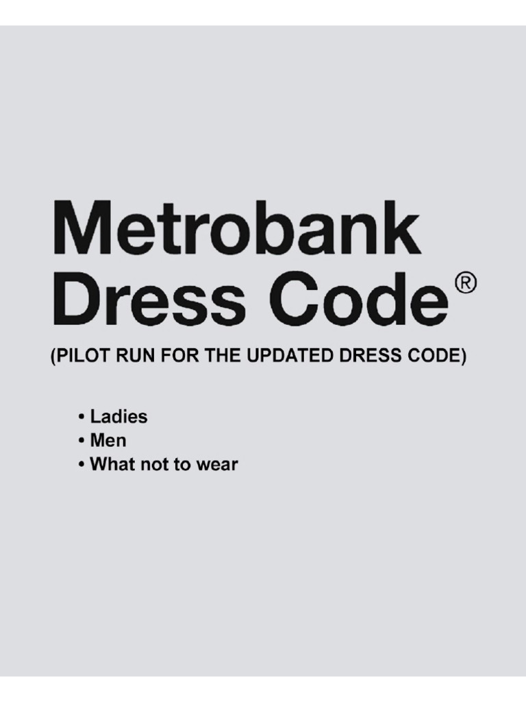 Relaxed Dress Code | PDF