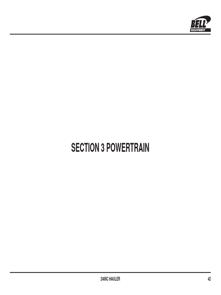 2406C Power Train | PDF | Screw | Axle