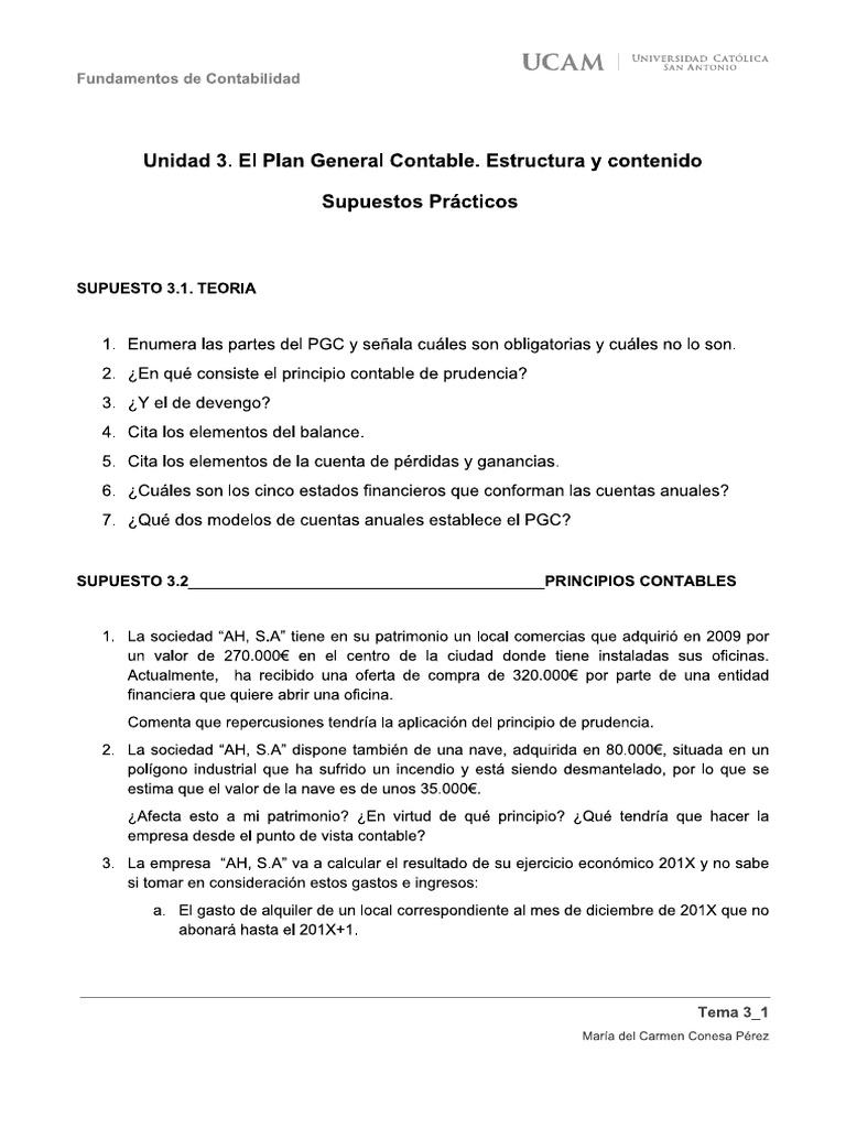 17 Supuestos U3 Tur | PDF