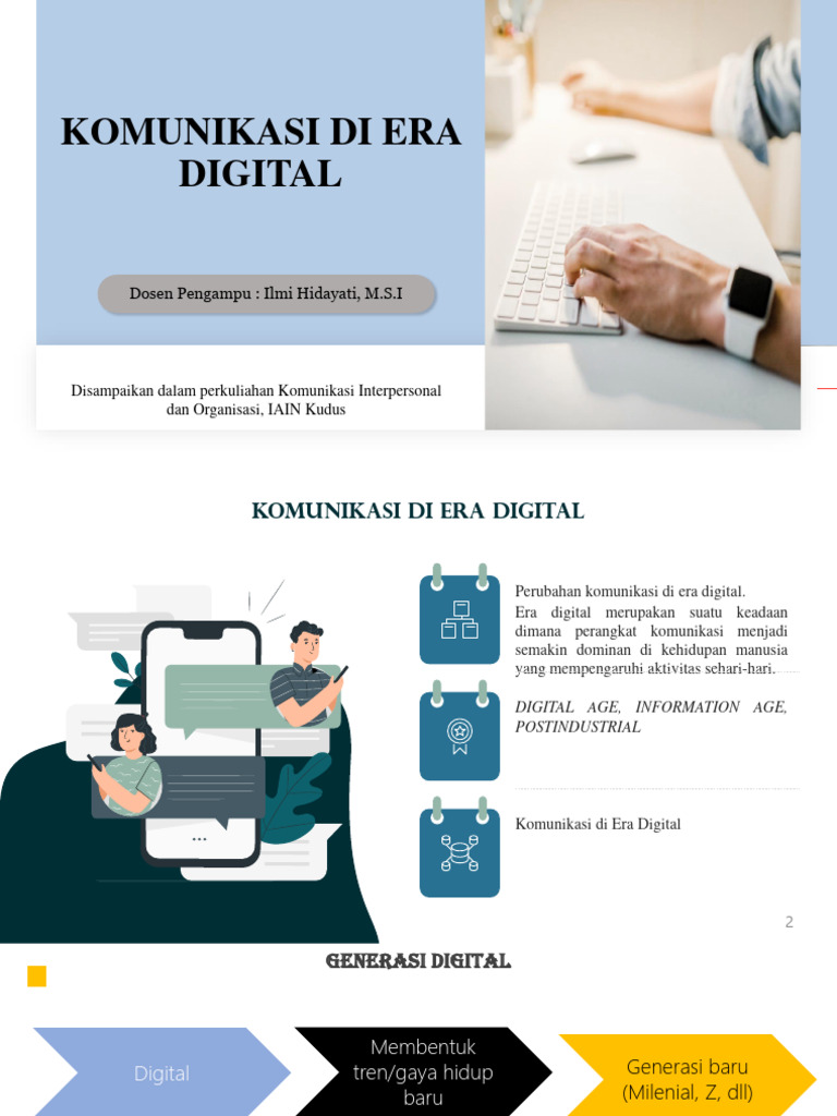 Komunikasi Di Era Digital | PDF