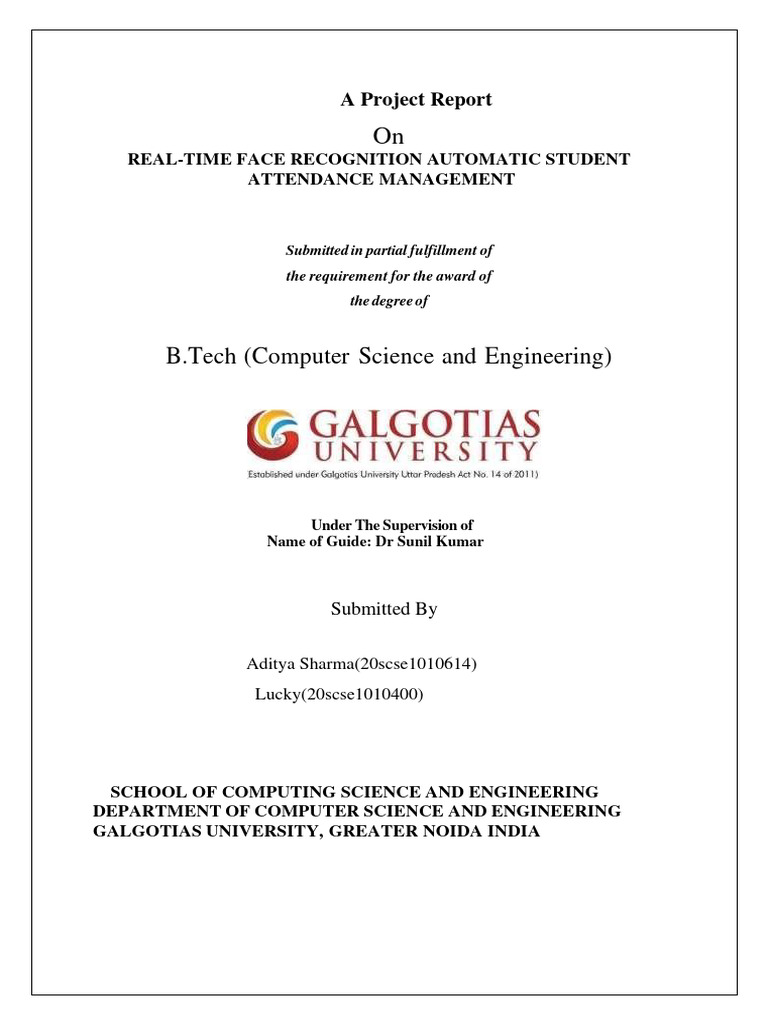 BT4390 Project Report | PDF | Databases | Computer Vision