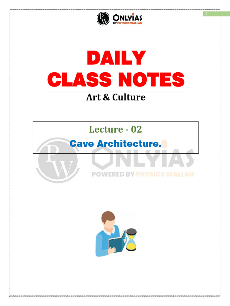 Art & Culture 02 - Daily Class Notes | PDF