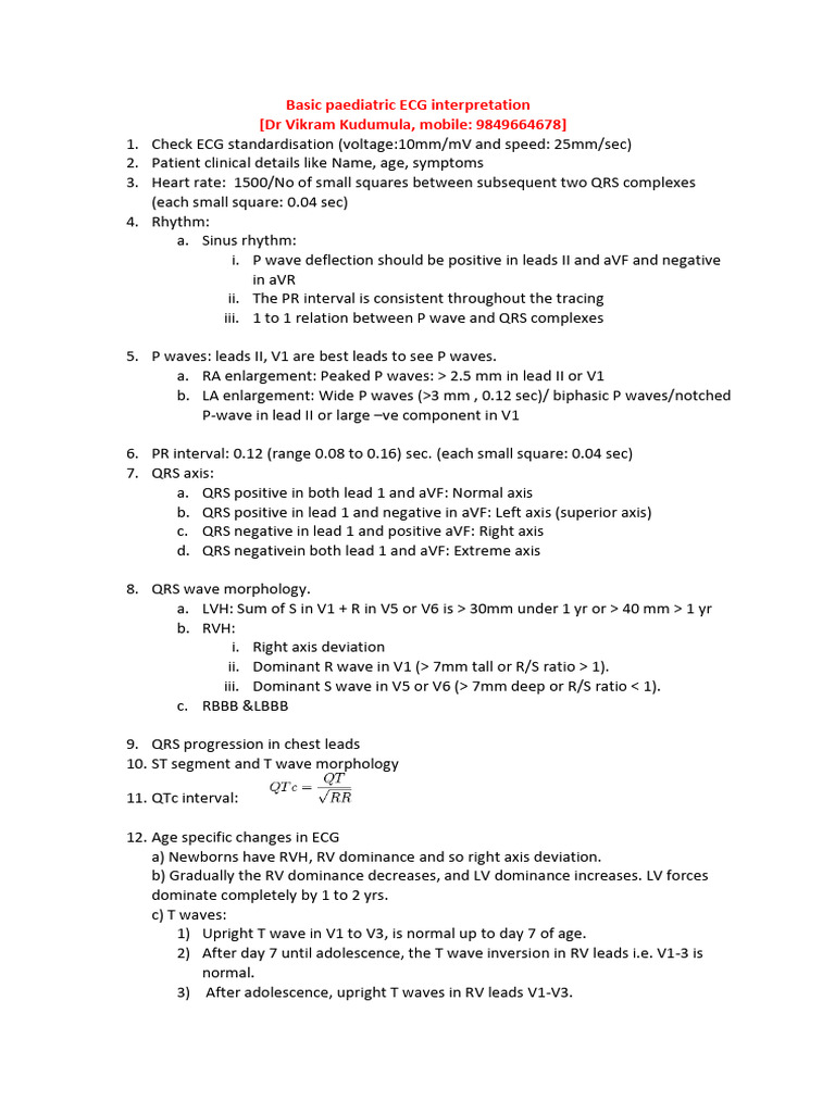 Basic ECG Interpretation | PDF