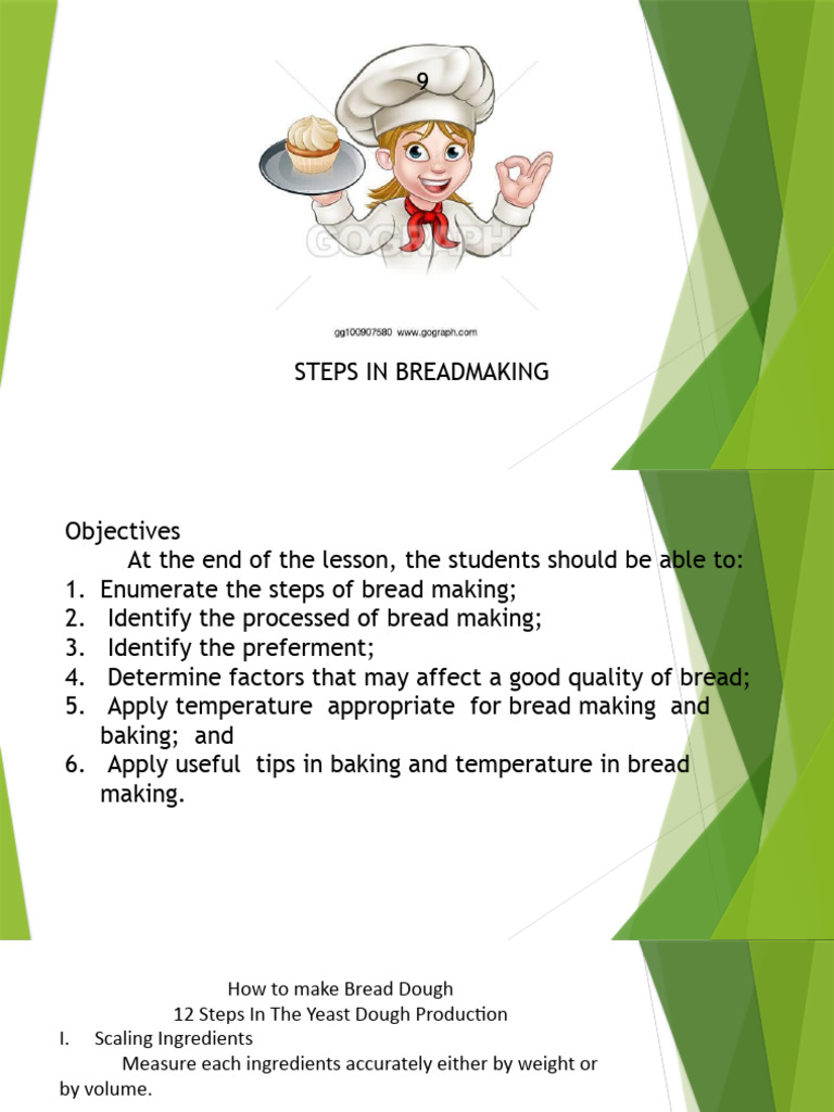 Breadmaking Process: 9 Essential Steps | PDF | Breads | Foods