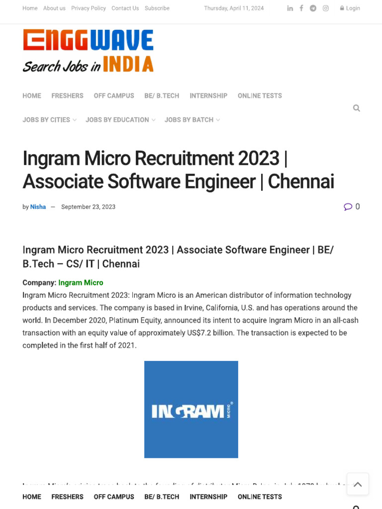 Ingram Micro JD | PDF