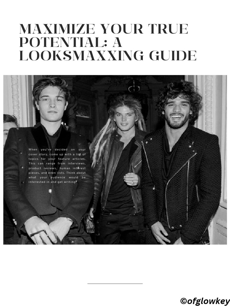 Looksmaxxing e Book PDF | PDF | Hair | Hairstyle