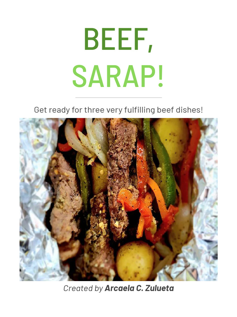 Zulueta Beef Recipes | PDF | Potato | Grilling