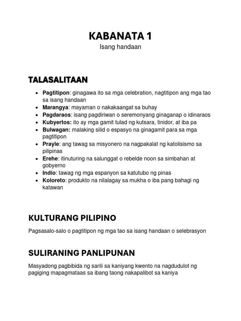 Noli Me Tangere Kabanata 1 17 | PDF