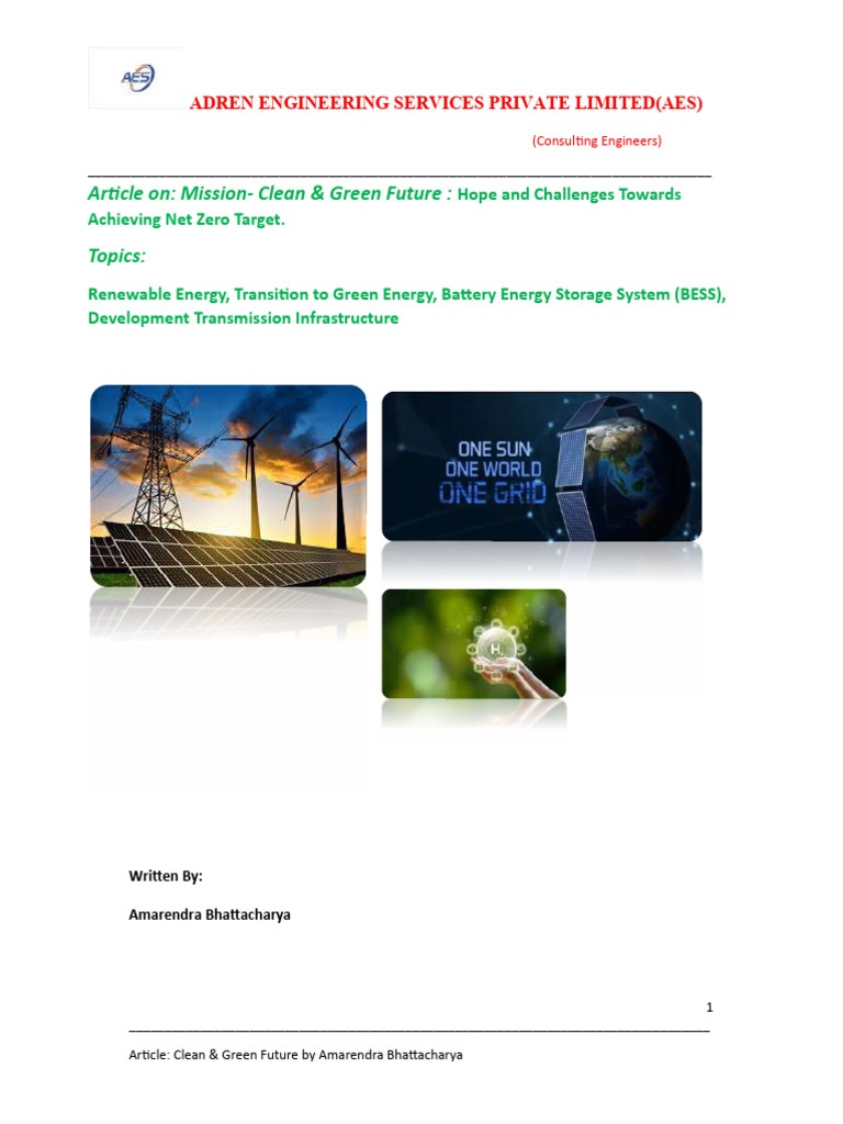 Article Mission Clean & Green Future | PDF | Renewable Energy | Solar Power