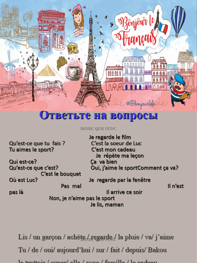 Exemples de dialogues en français | PDF