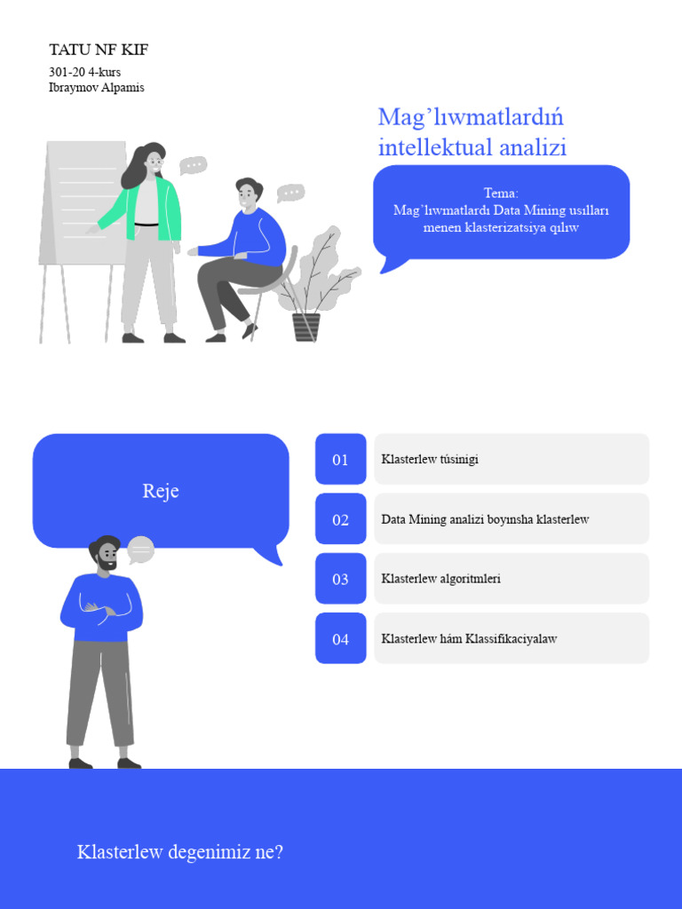 Presintation Data Mining Ibraymov Alpamis | PDF
