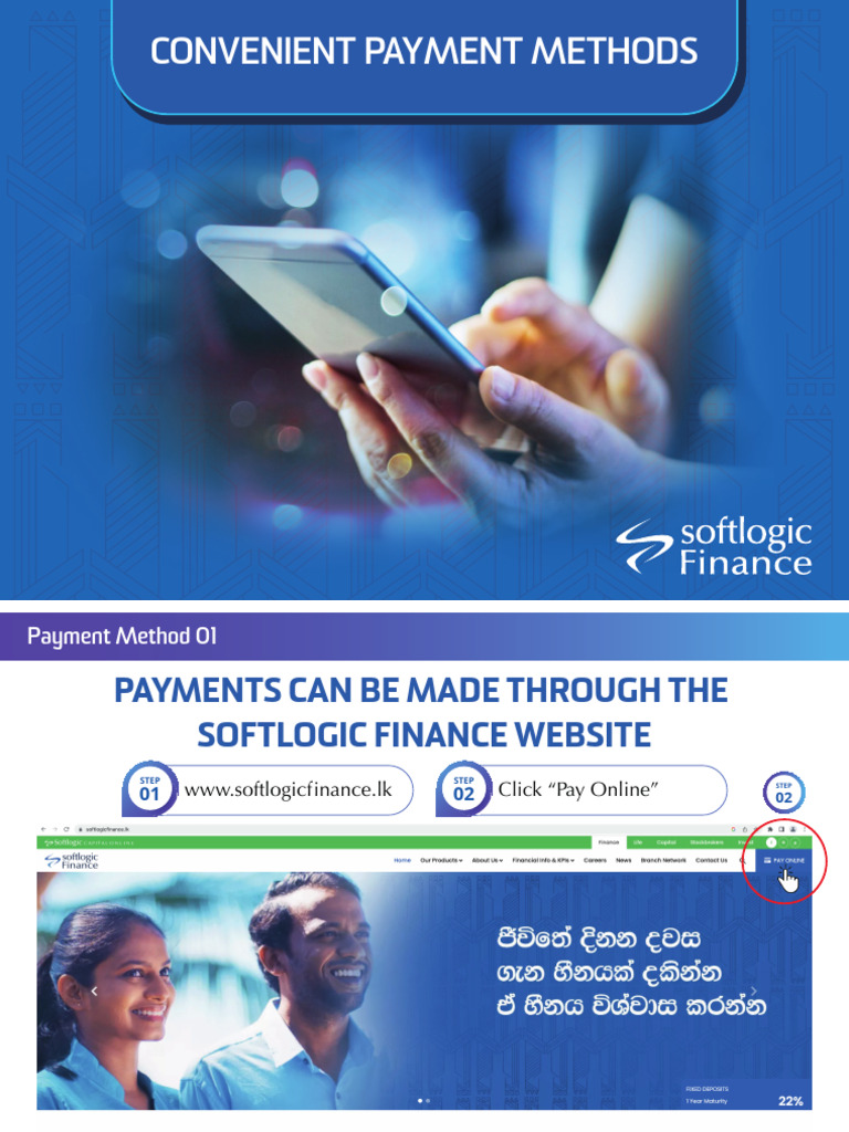 Softlogic-Finance-Online-Portal-guide-Final | PDF | Banking | Financial Services
