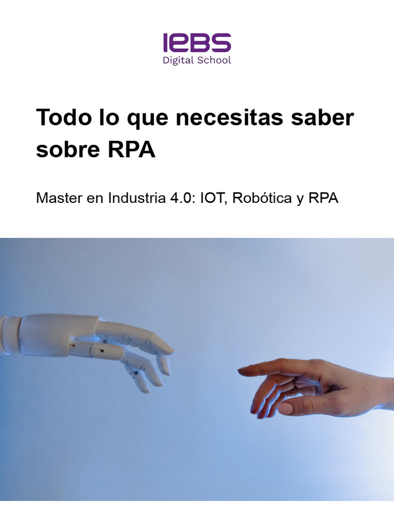 Todo lo que necesitas saber sobre RPA | PDF | Robot | Robótica