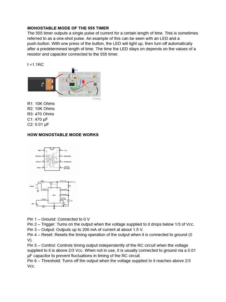 555-Timer-Lecture-and-Lab4 | PDF | Electrical Engineering | Electronic Engineering