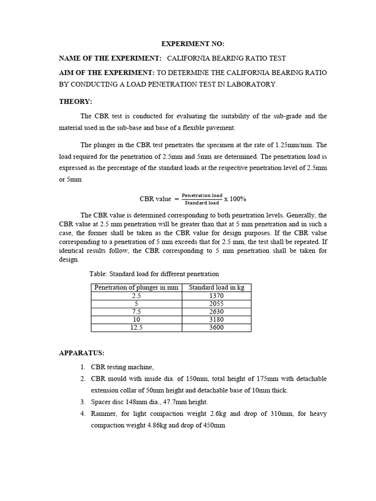 7 Cbr Test Pdf