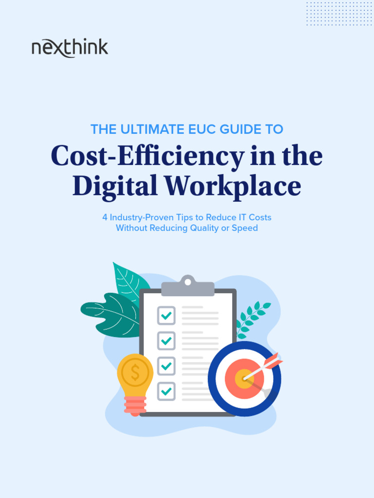 The Ultimate Guide To Cost Efficiency in Digital Workplace | PDF | Software | Computer Hardware