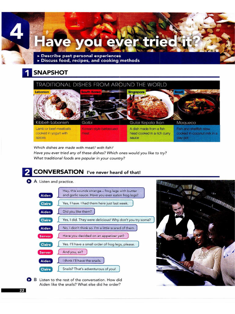 Fast Food Vocabulary Audios Pages Pdf