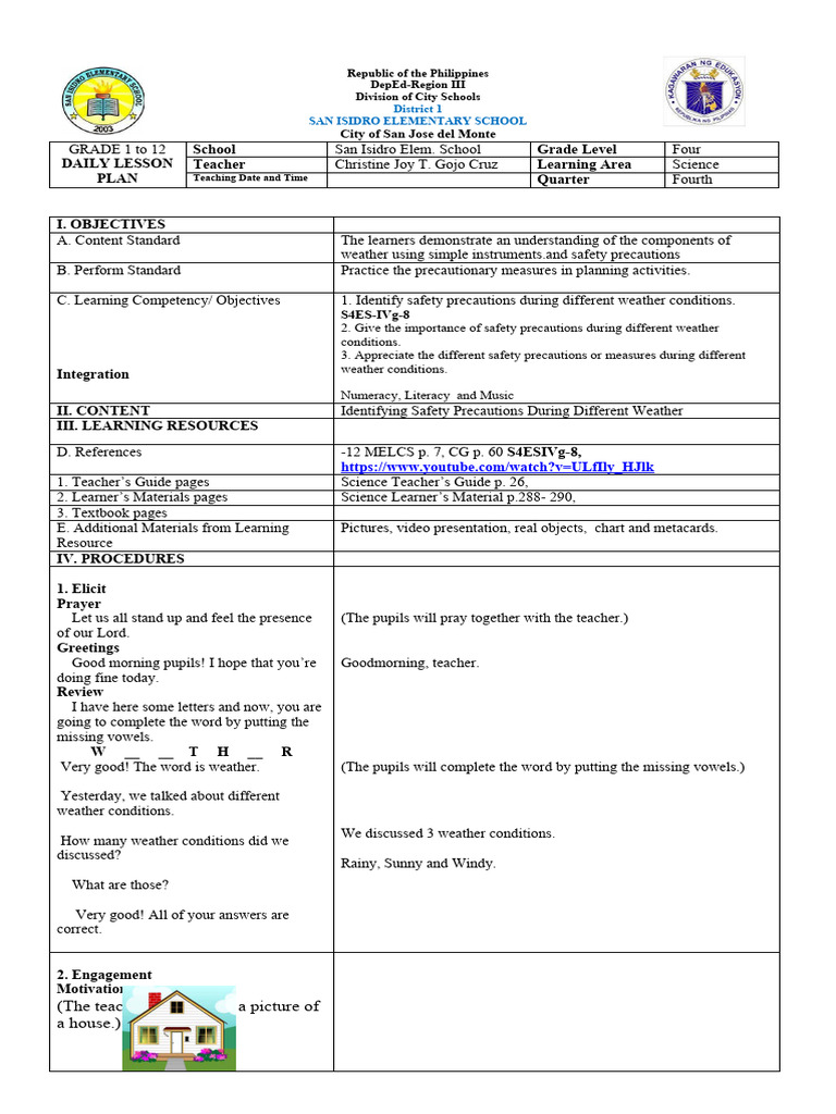 DLP-FINAL-FOR-RQA | PDF | Teachers | Sunscreen