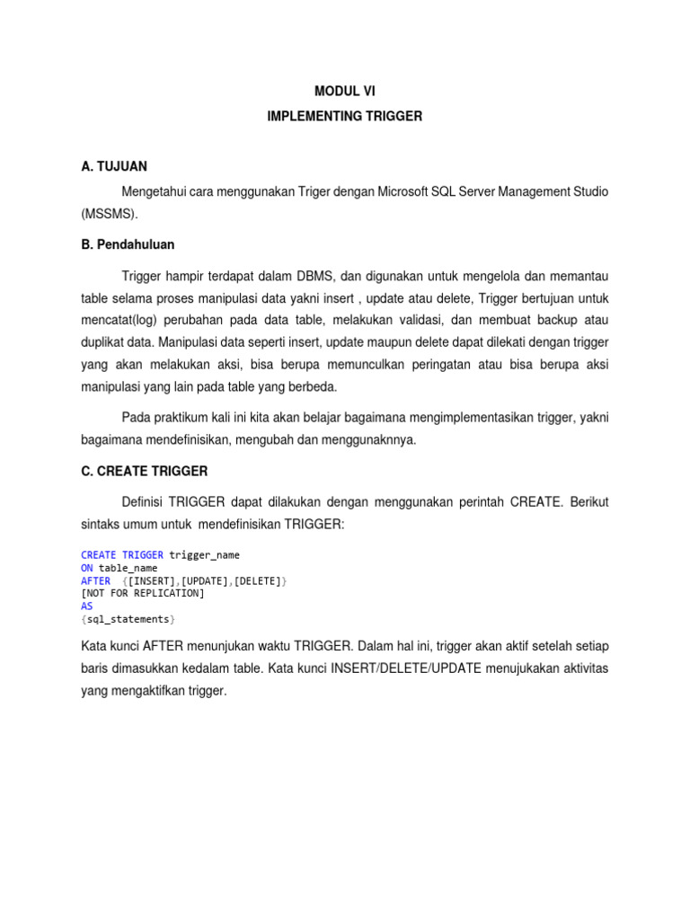 Modul Vi | PDF | Metode & Bahan Ajar