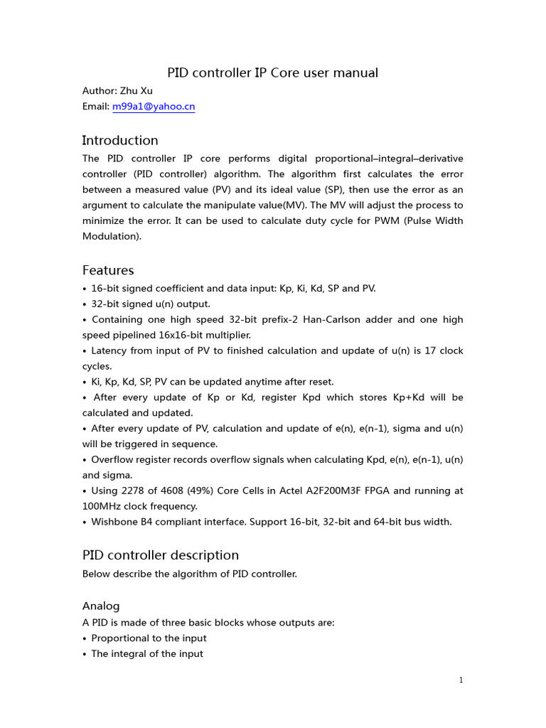 PID Controller UM | Download Free PDF | Computer Engineering | Computing