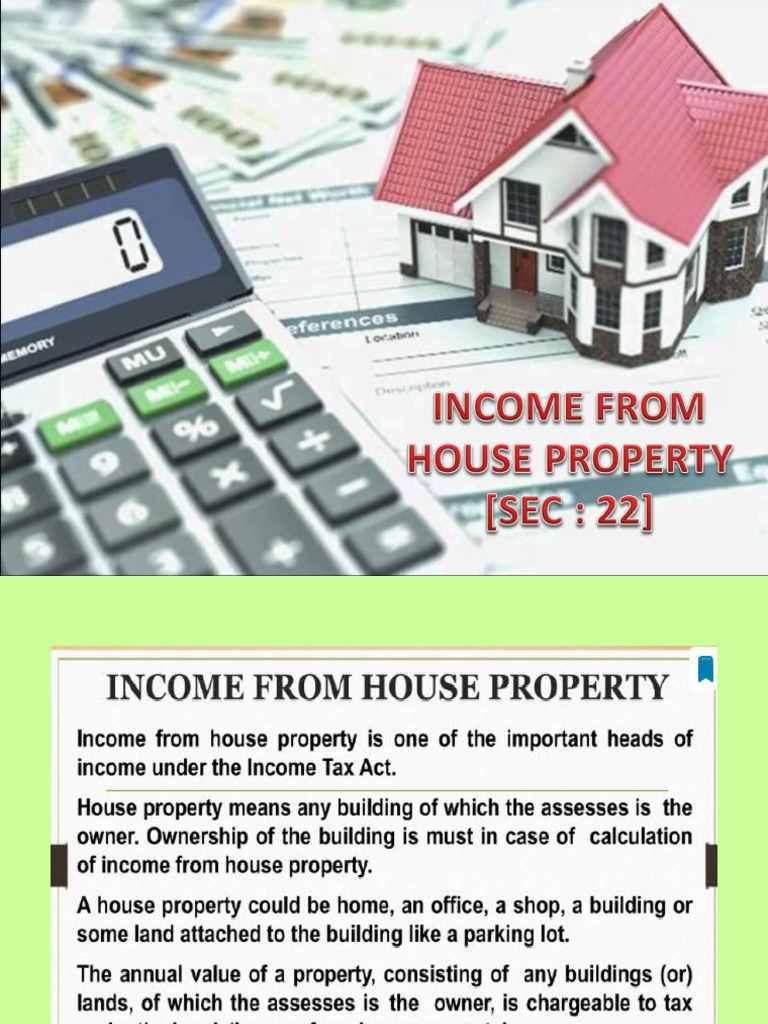Income from House Property Guide | PDF | Renting | Real Estate Appraisal