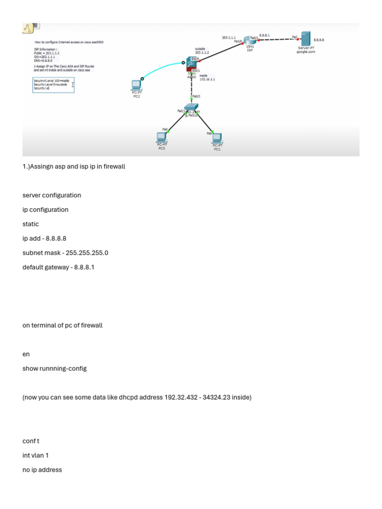 Firewall (DA-3) + AccessList (DA-2) | PDF | Ip Address | Router (Computing)