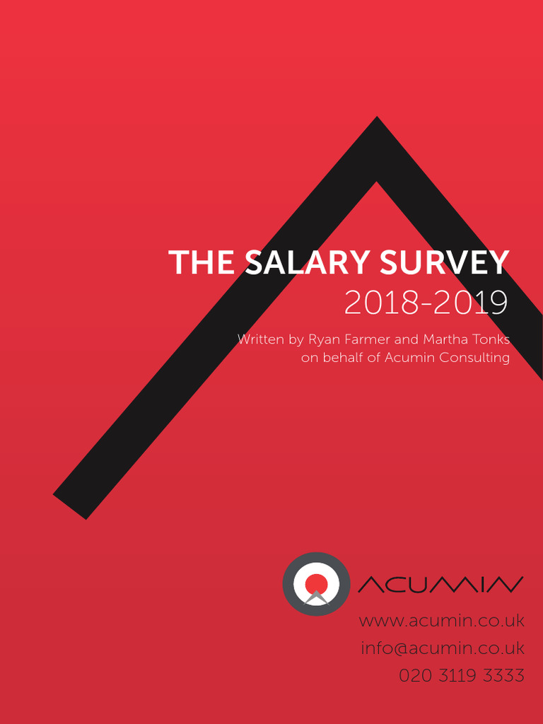 2018 2019 Salary Survey | PDF | Cyberwarfare | Security