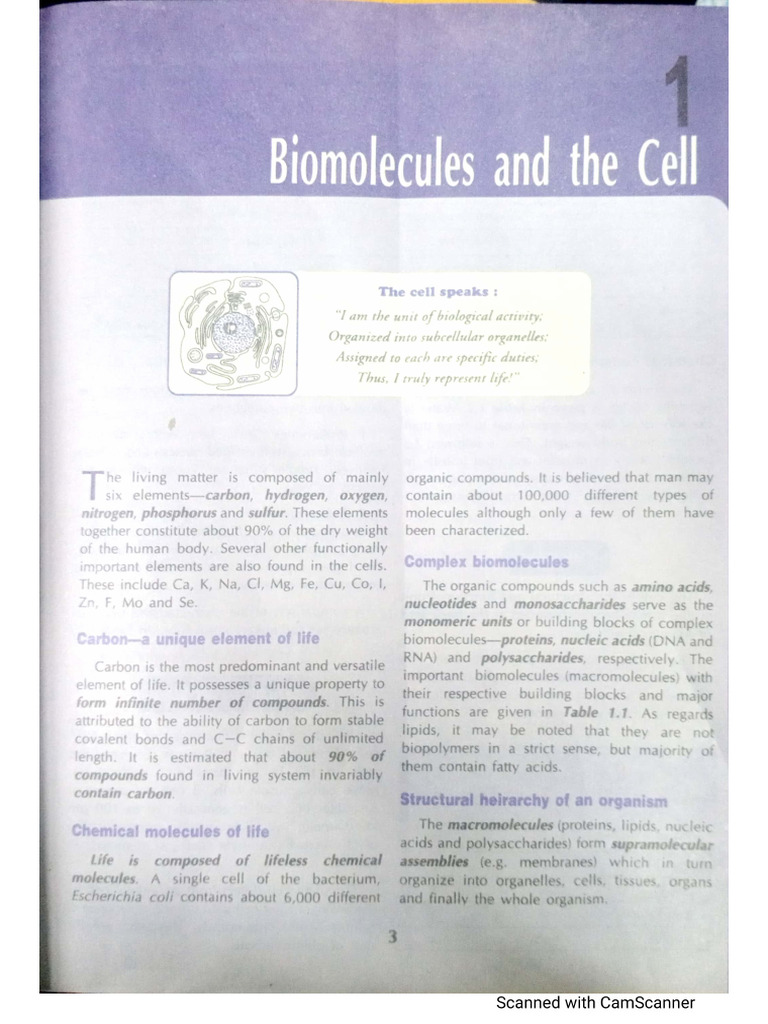 Cell Biochemistry Pdf